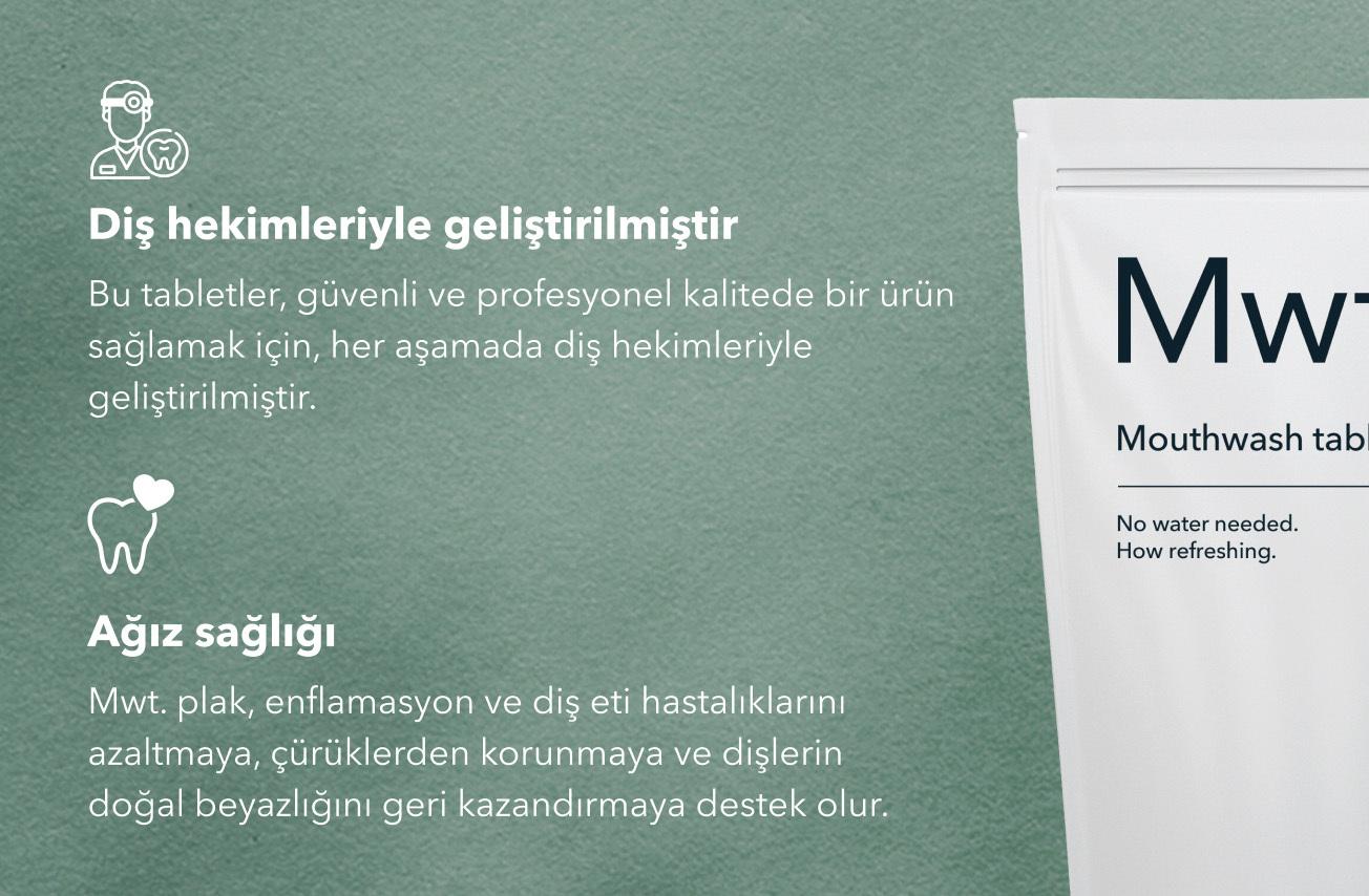 Ağız Yıkama Tableti | TAKK - Banyoda Gerekenler